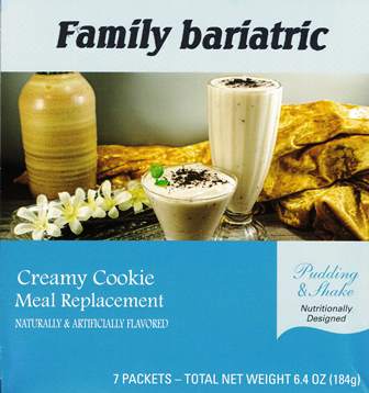 Creamy Cookie Meal Replacement, Pudding & Shake, by Robard ...