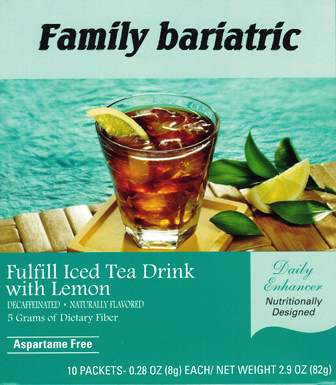 Fulfill High Fiber Iced Tea with Lemon Drink (10 servings/Box ...